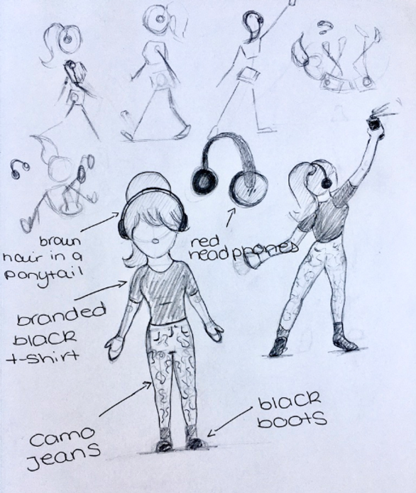 Character Bio - 'Falling' synoptic project