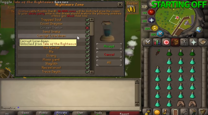 Theoatrix's Nightmare Zone Guide (OSRS)