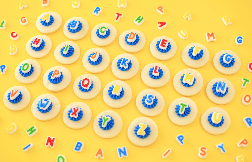 Easy Alphabet Sugar Cookies