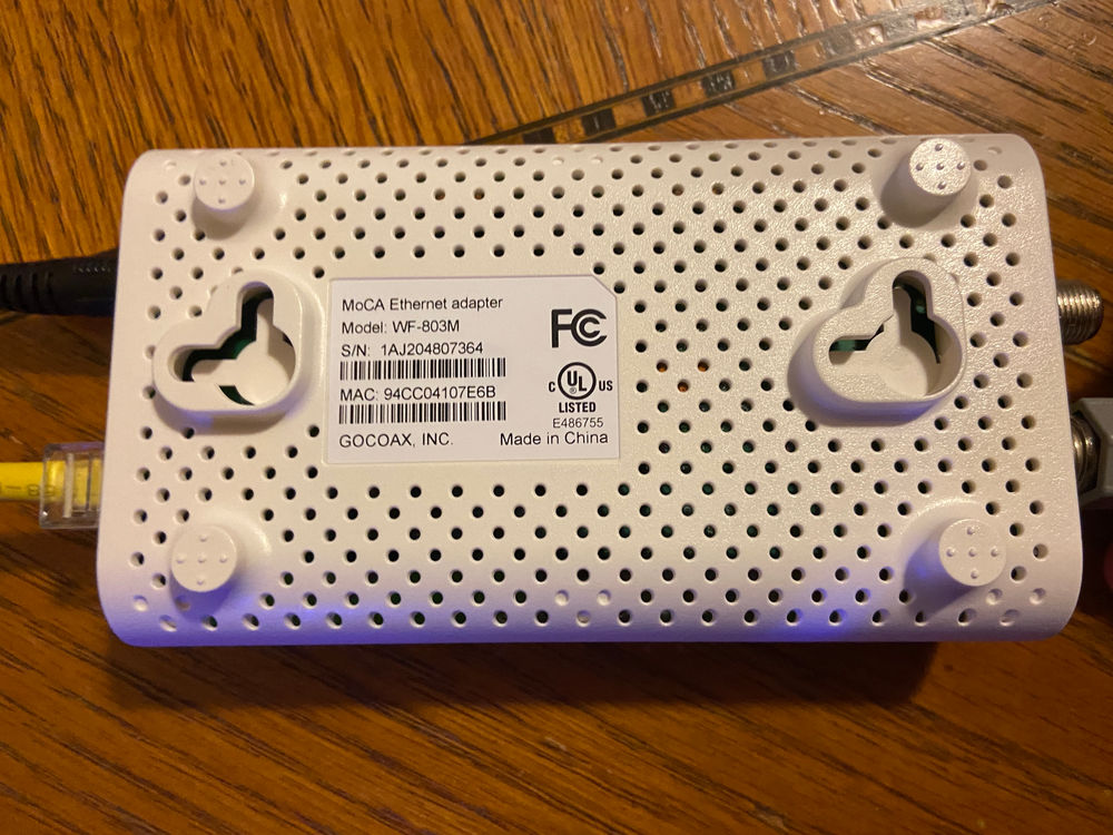 My MoCA adapter wont establish a connection | goCoax