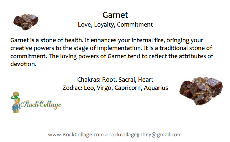 Collage Rock: Garnet