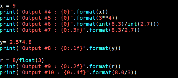 Python Script 및 기본 연산