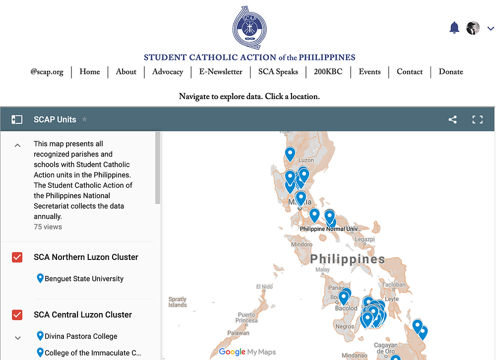 List of recognized SCA units nationwide now geotagged, publicly available