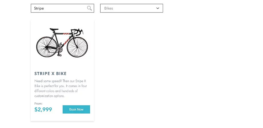 Repeater Drop Down Filter Velo By Wix