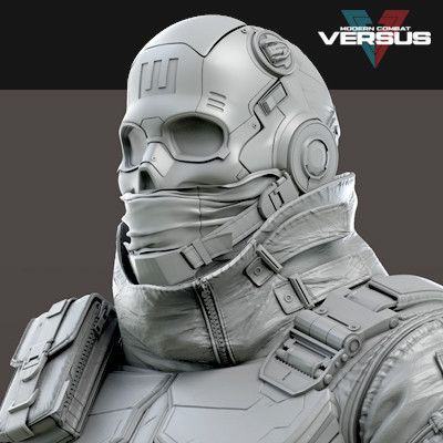 Ghost mask from Modern combat versus | Do3D