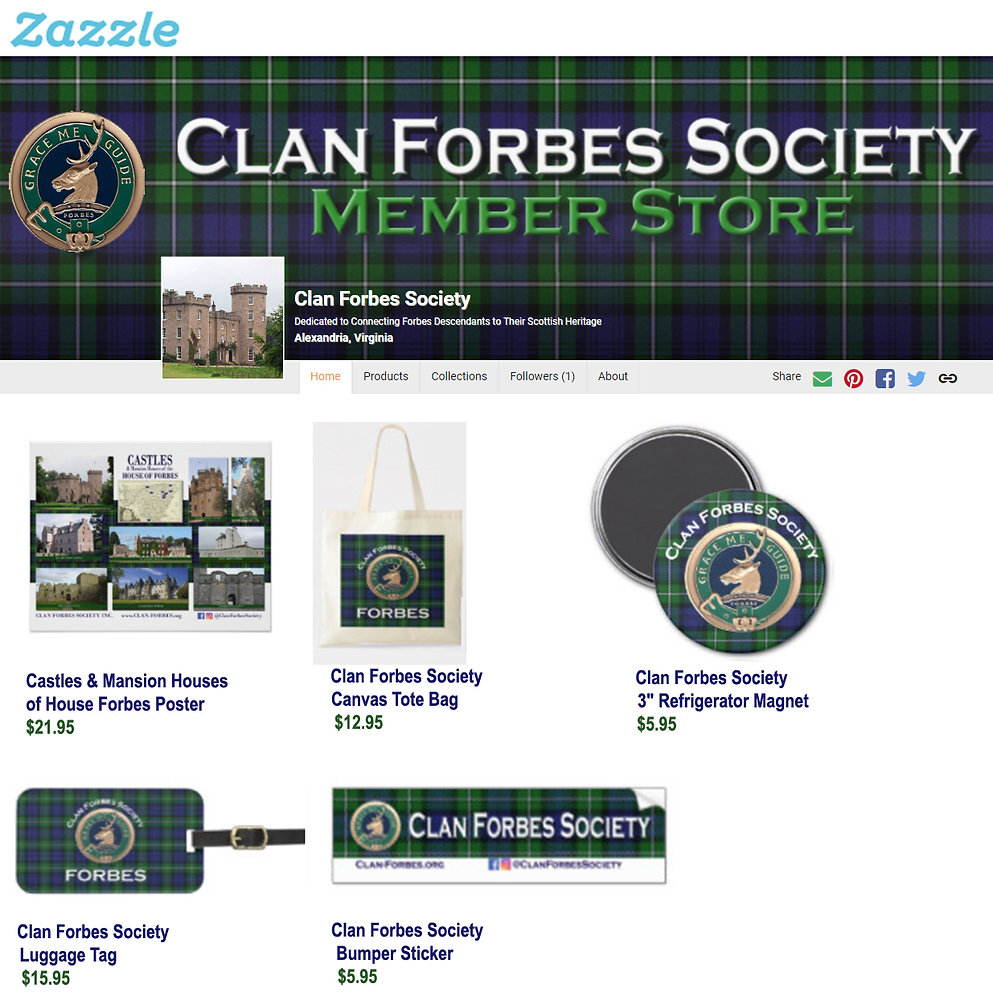 Clan Forbes Store Now Open