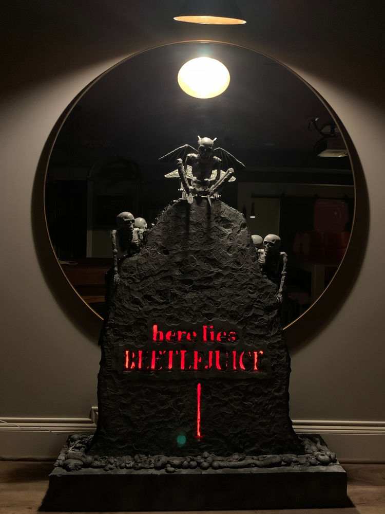 Making a Beetlejuice Tombstone