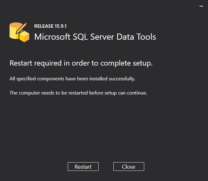 Create SSIS package in Visual Studio 2017
