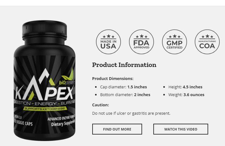 Bioptimizers Kapex Keto, Updated 2021, Benefits, Uses, Result, Cost And Buy? | mcbc