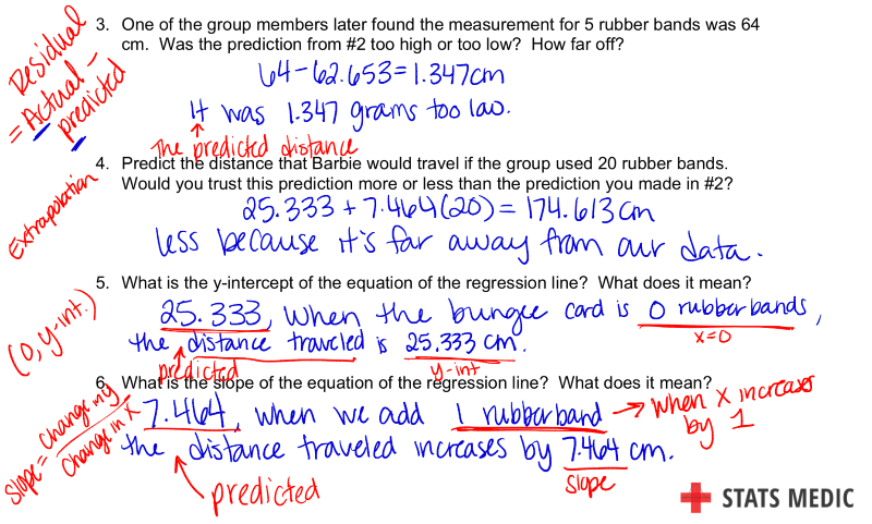 How to Use a Stats Medic Answer Key