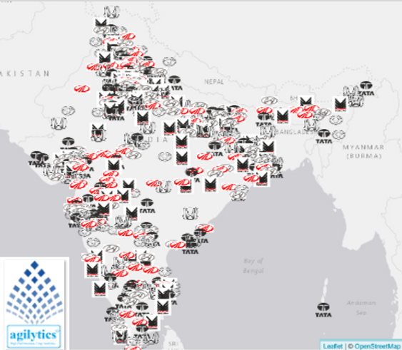 Interactive Web App Using R Shiny and Leaflet