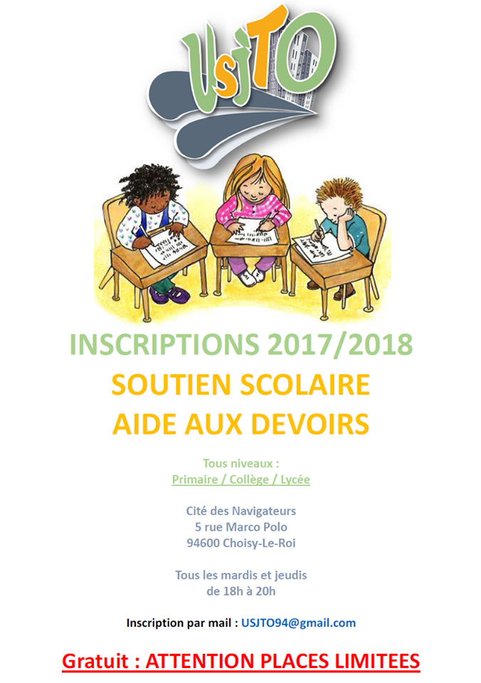 SOUTIEN SCOLAIRE AIDE AUX DEVOIRS | usjto