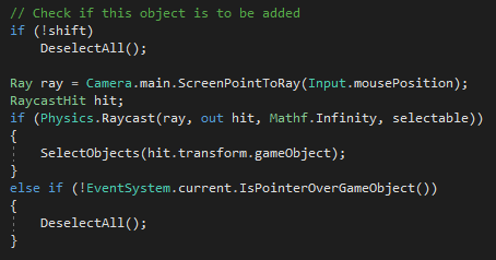 RTS Unit Selection Improved