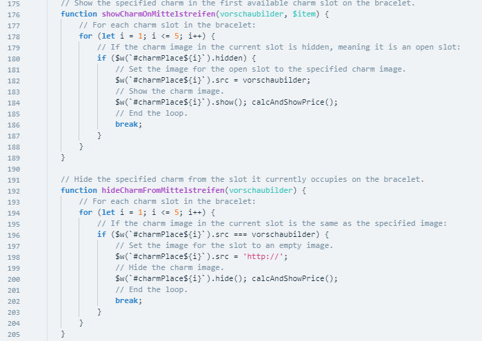 Load pictures of dataset code (load dataset) | Velo by Wix