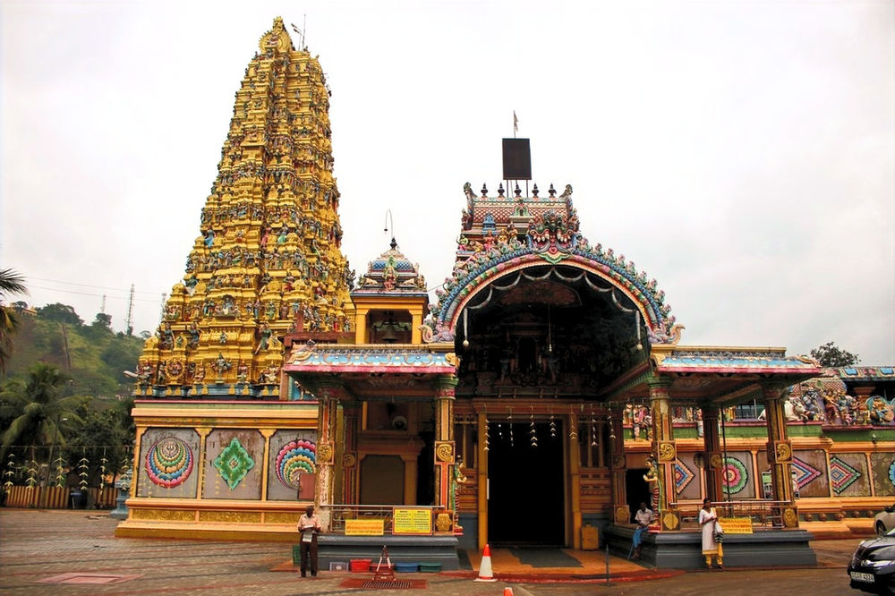 Le Sri Muthumariamman Temple à Matale au Sri Lanka