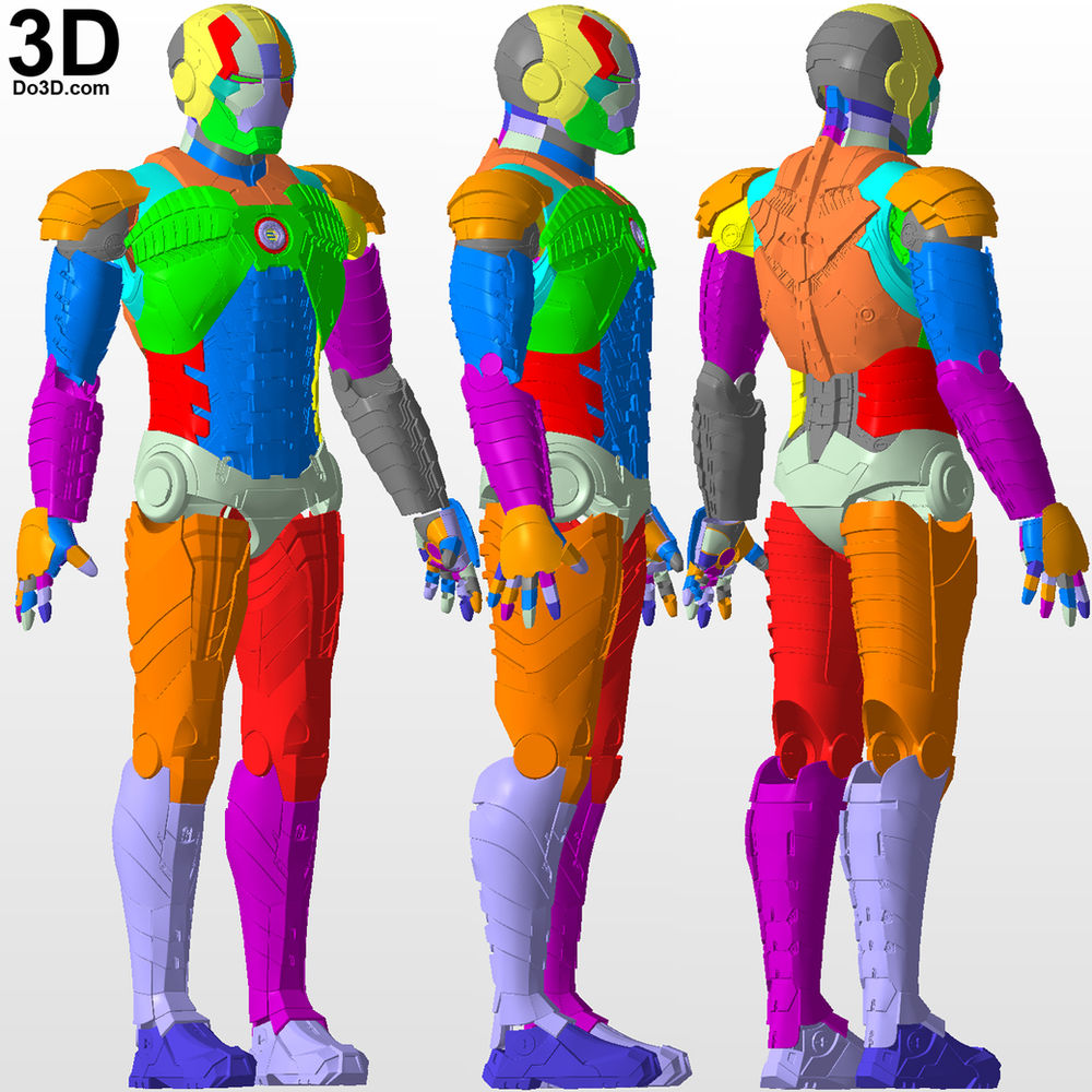 Mark V Full Body Suit Update (Iron Man Suitcase armor MK 5) | 3D ...
