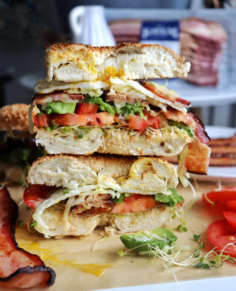 The ULTIMATE Bagel Sandwich