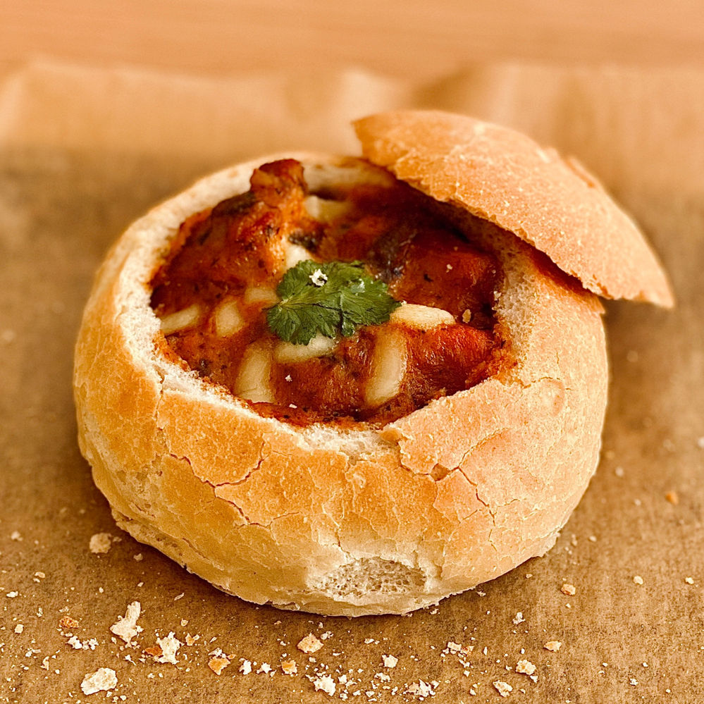 Mini Chicken Curry Farmer's Bread Bowl 迷你咖哩雞農夫包