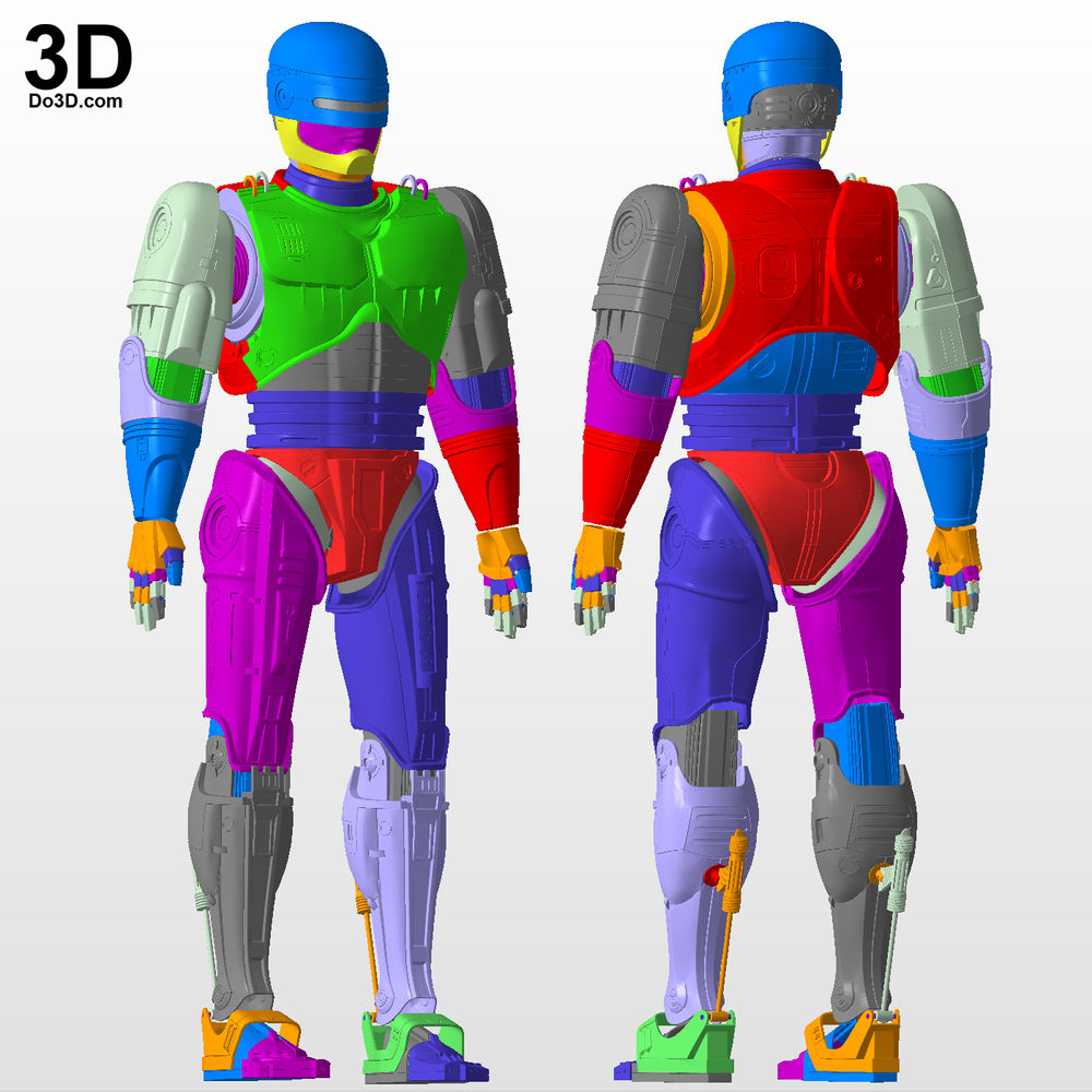 Robocop 1987 updates | 3D printable model print file STL from Do3D.com ...