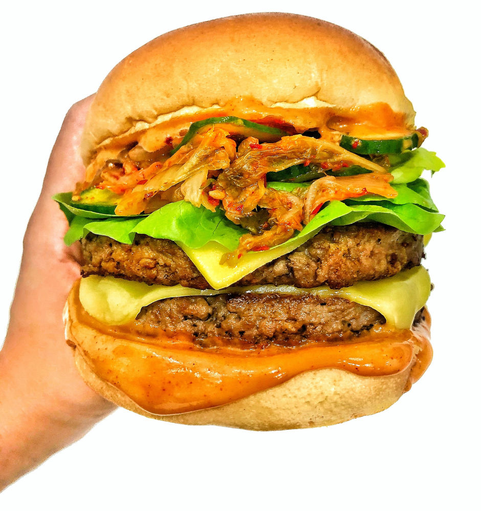 Korean Kimchi Burger