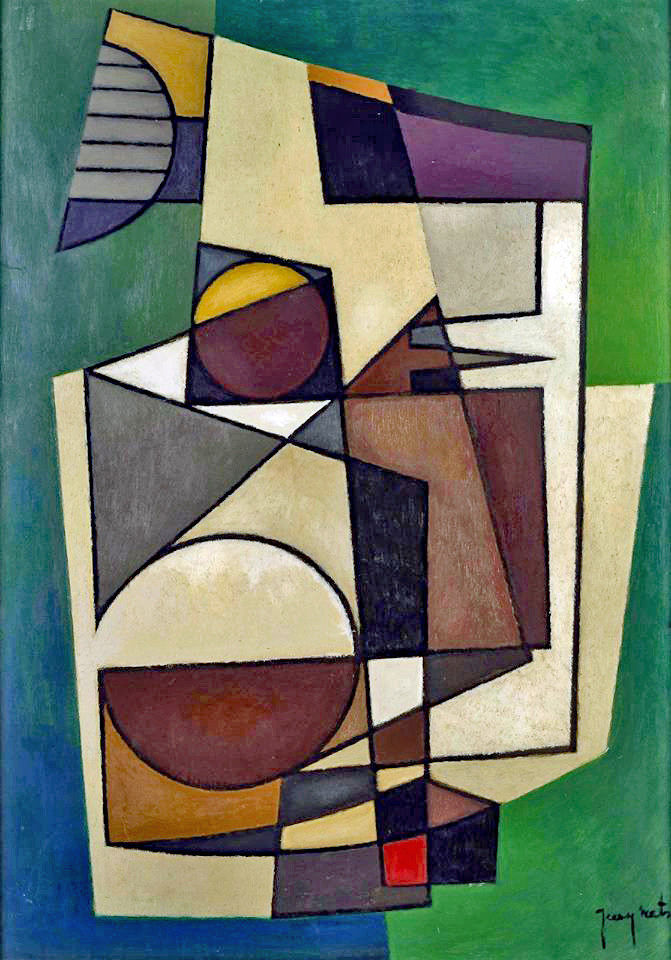 Jean Rets, Formes sur Fond vert