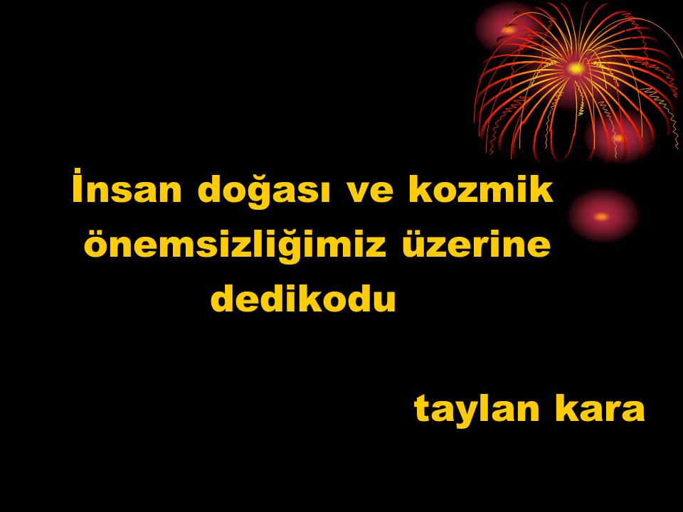 YAZILAR | Taylan Kara