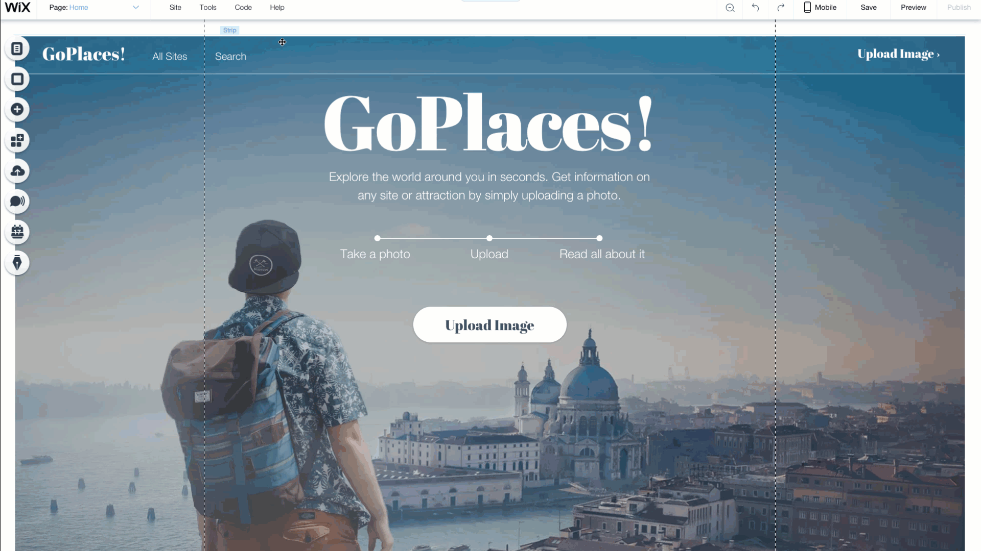 Wix Code in the Editor Top Bar | Velo by Wix