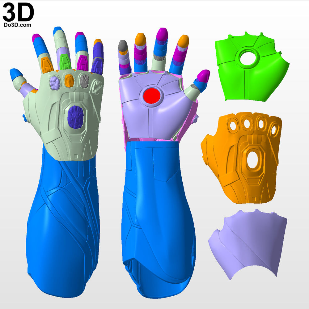 Iron Man Mark LXXXV MK 85 Nano Infinity Gauntlet update | Do3D