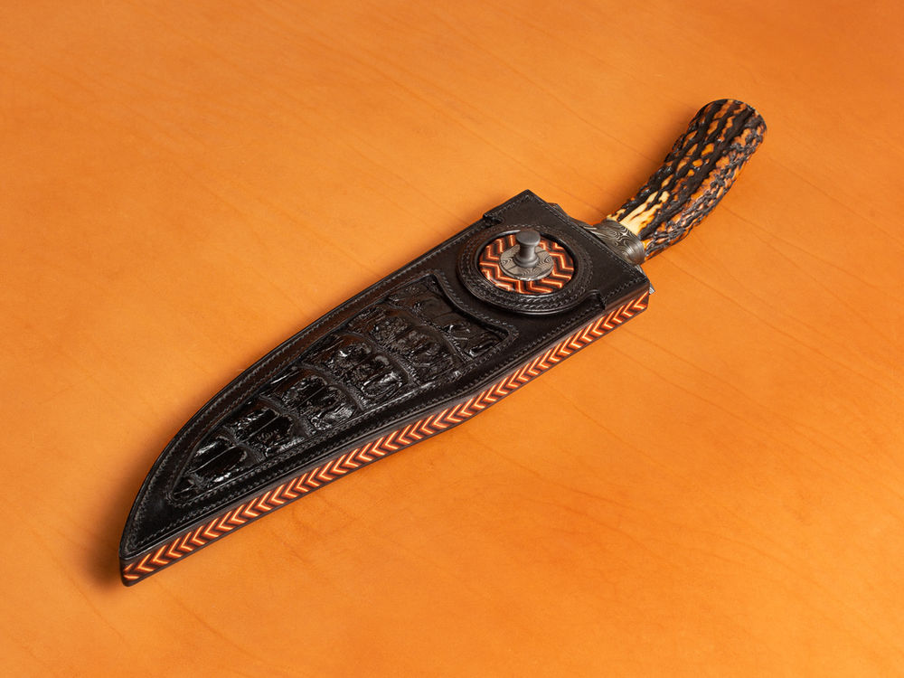My most intricate sheath to date | Leathercraft Masterclass