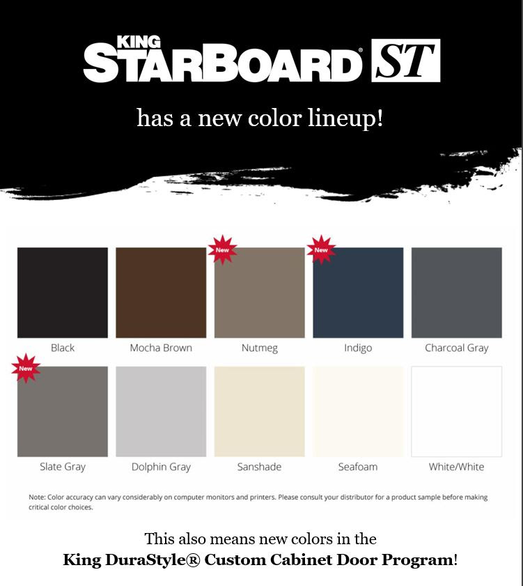 New StarBoard Color Lineup! 888.836.3379 for pricing