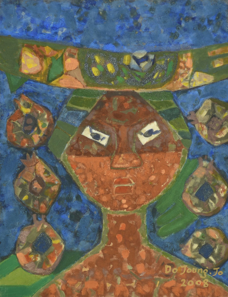 (Soil & art) woman, Portraits painted with soil