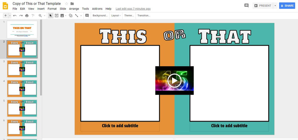 This or That Template | cbhpe