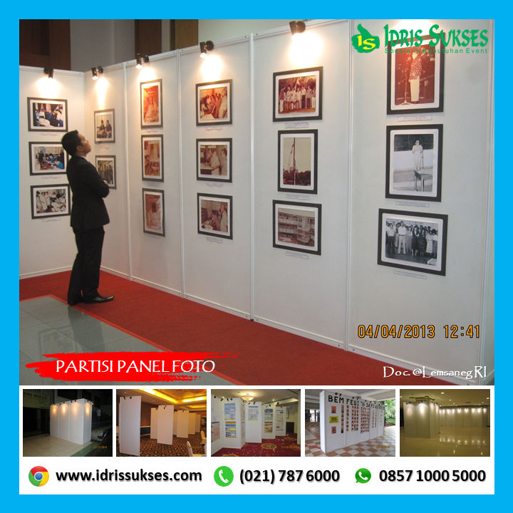 Sewa Partisi Panel Foto, Partisi R8 | seputarevent