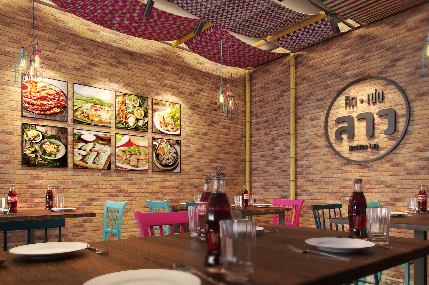 KITCHEN LAO : T21 PATTAYA | ผลงานออกแบบร้านอาหารคิดเช่นลาวที่พัทยา