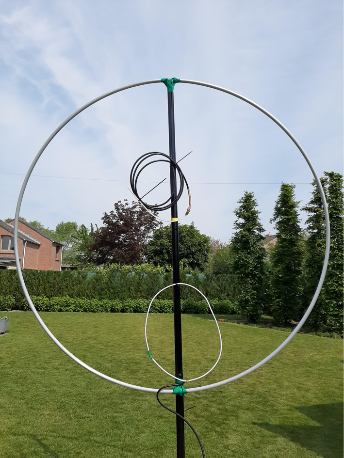 Magnetic loop 80 meter band. ON6GD