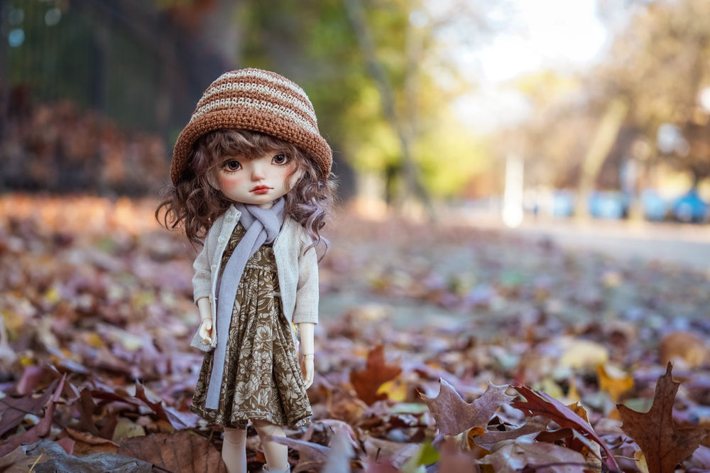 Took her to the park. Doll stand helped a lot! | MaskcatDoll