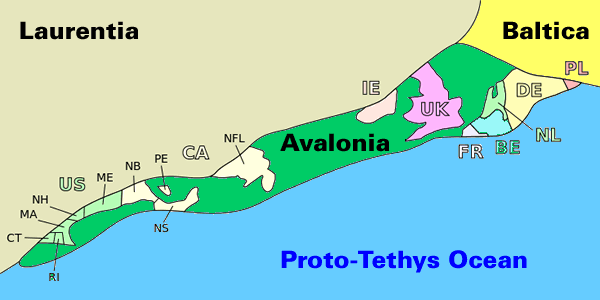 Rhode Island used to be in Avalonia