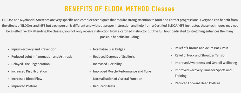 The ELDOA Method