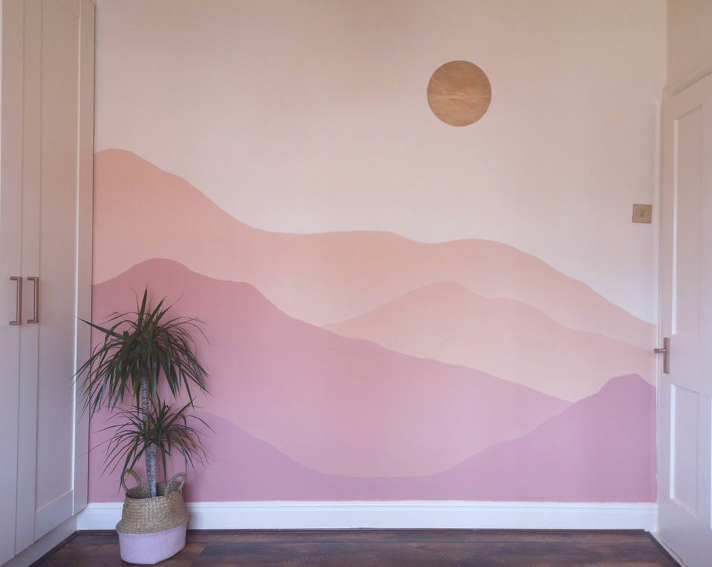 Creating a Sunset Mural