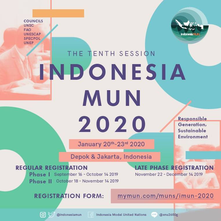 Indonesia Model United Nations (IMUN) 2020 | seputarevent