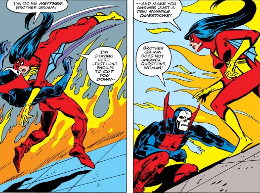 Art Share: Spider-Woman vs Brothers Grimm