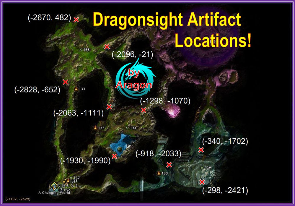 Dragonbone Vale Haritası Mini-Boss ve Dragonsight Artifact Lokasyonları ...
