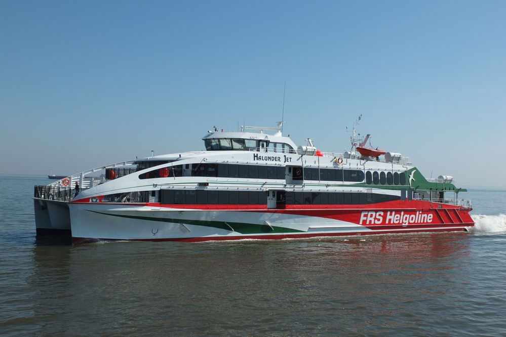 Katamaran „Halunder Jet“ startet nun wieder in die neue Helgoland-Saison