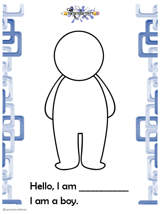 Free! I Am A Boy/Girl Worksheet