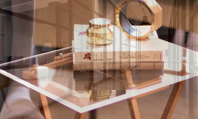 Polycarbonate side table