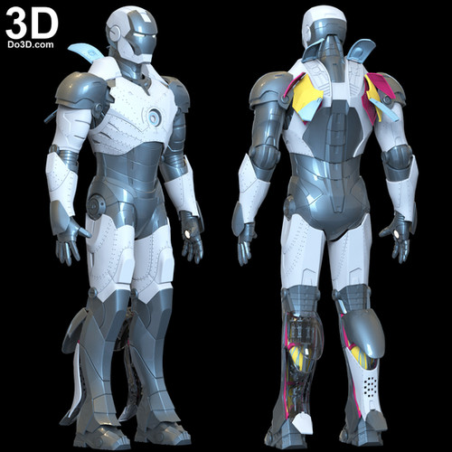 Iron Man Mark II MK 2 Armor Suit | 3D Printable Model STL #6003 | Do3D