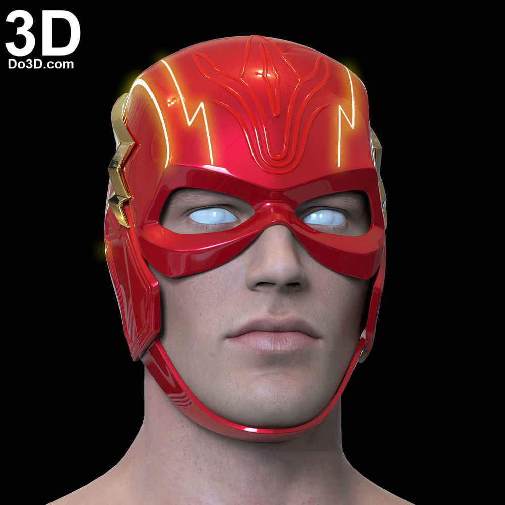 The Flash 2022 helmet cowl | 3D Printable model print file STL Do3D.com ...