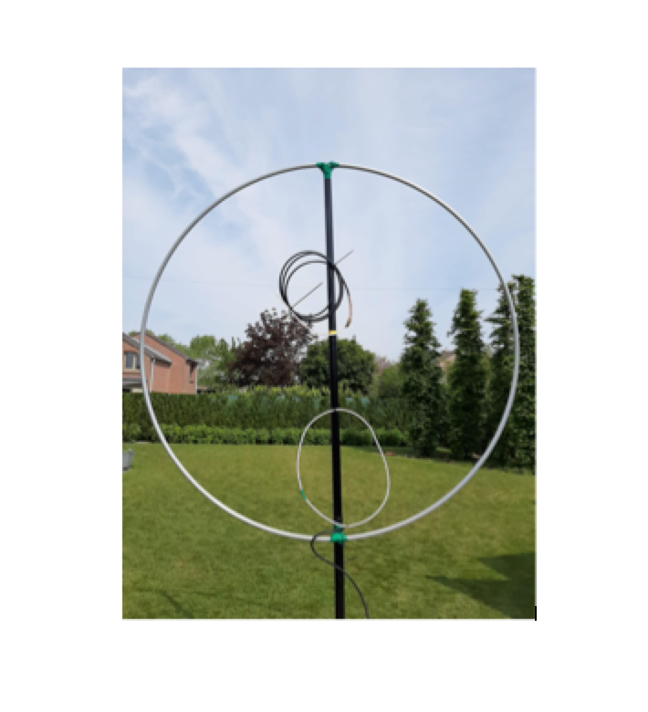 Magnetic loop 80 meter band. ON6GD