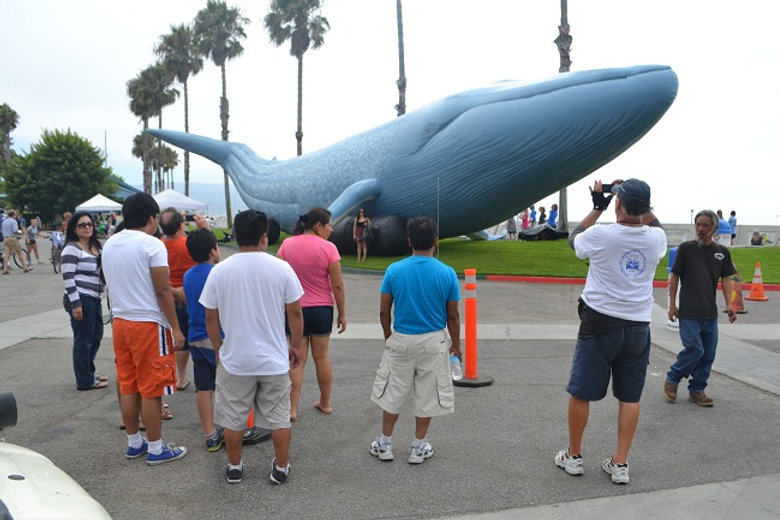 Mz Blue at the First Annual Big Blue Whale Bash