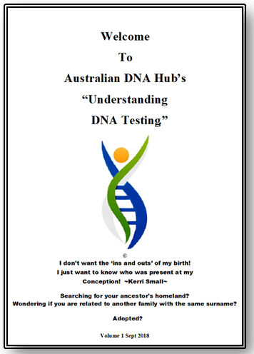 Welcome To Australian DNA Hub "Understanding DNA Testing." | within ...